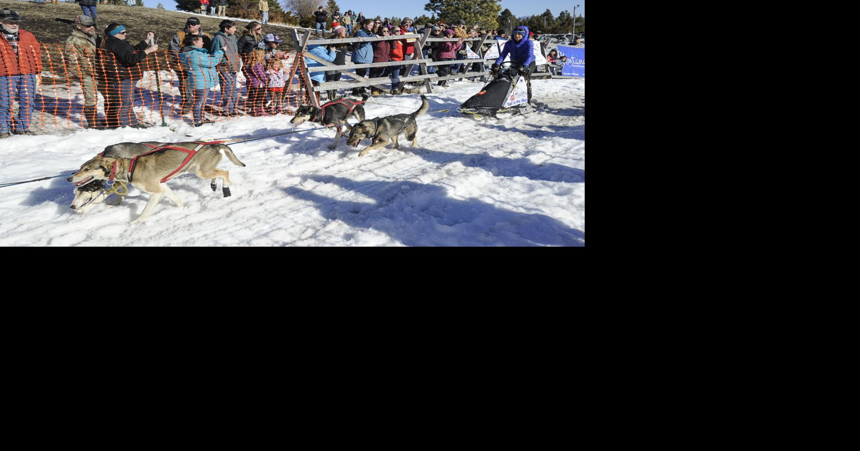 Mushers race out of Lincoln for the 37th Race to the Sky