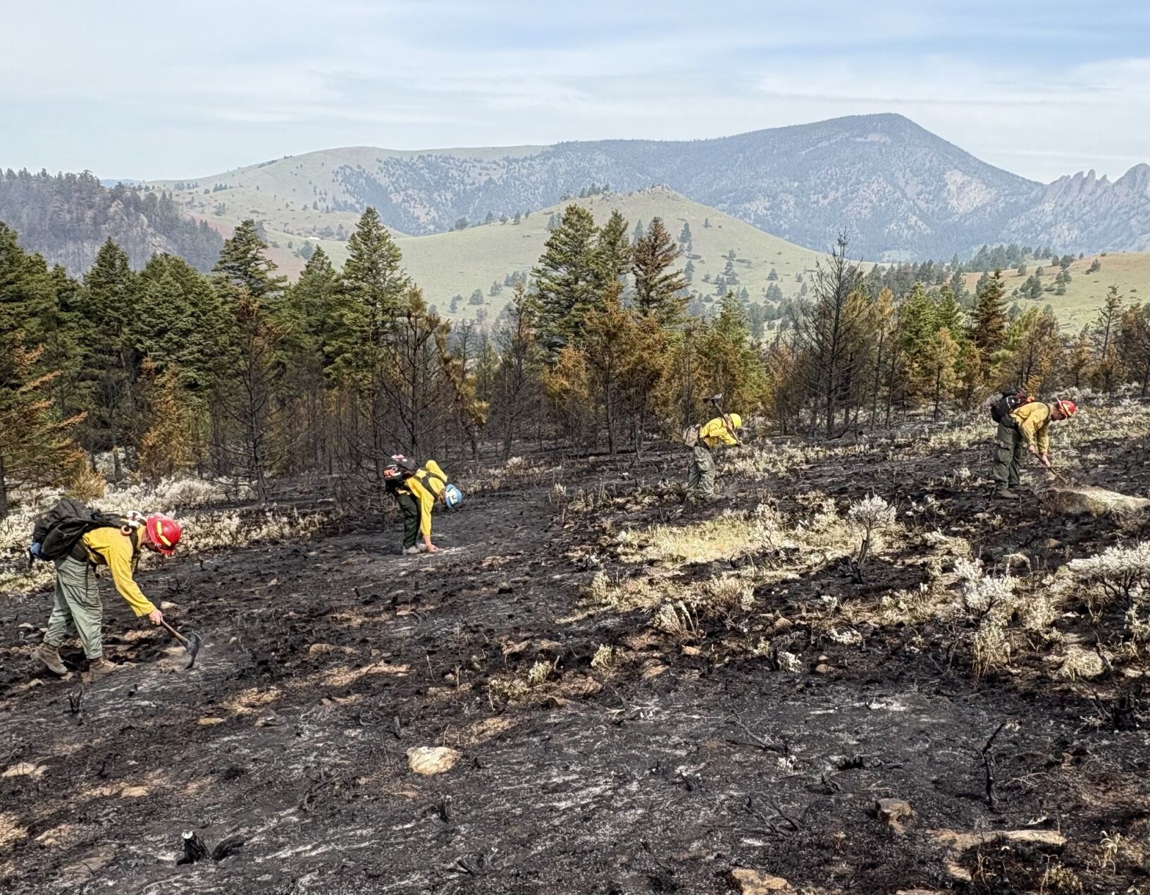 Helena unit assumes command of the Hilger Valley fire
