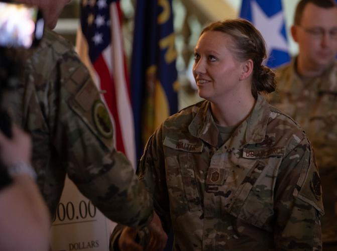 National Guard recognizes referral incentive's 1st recipient