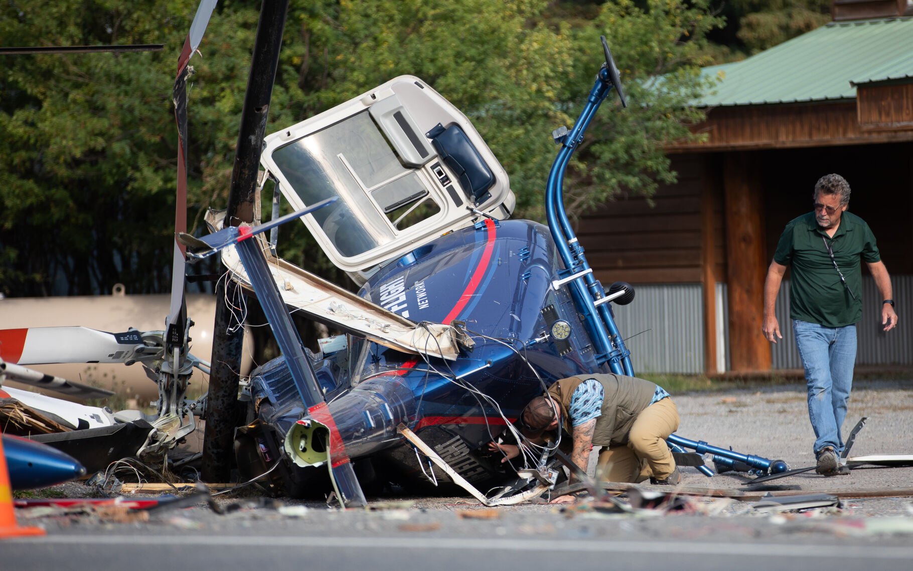 Life Flight helicopter crashes in Lincoln overnight