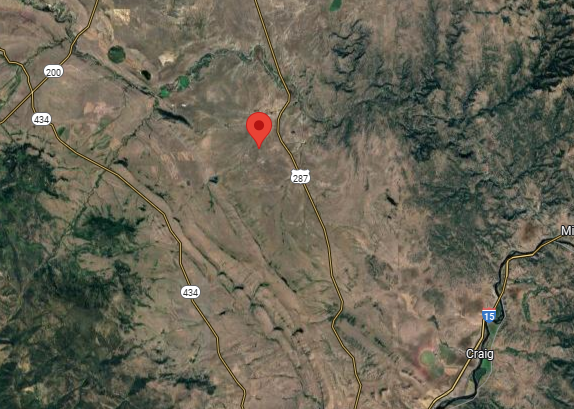 Deadman fire burning northwest of Craig