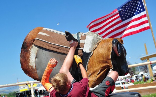 Rough and tumble: Mechanical bull riding