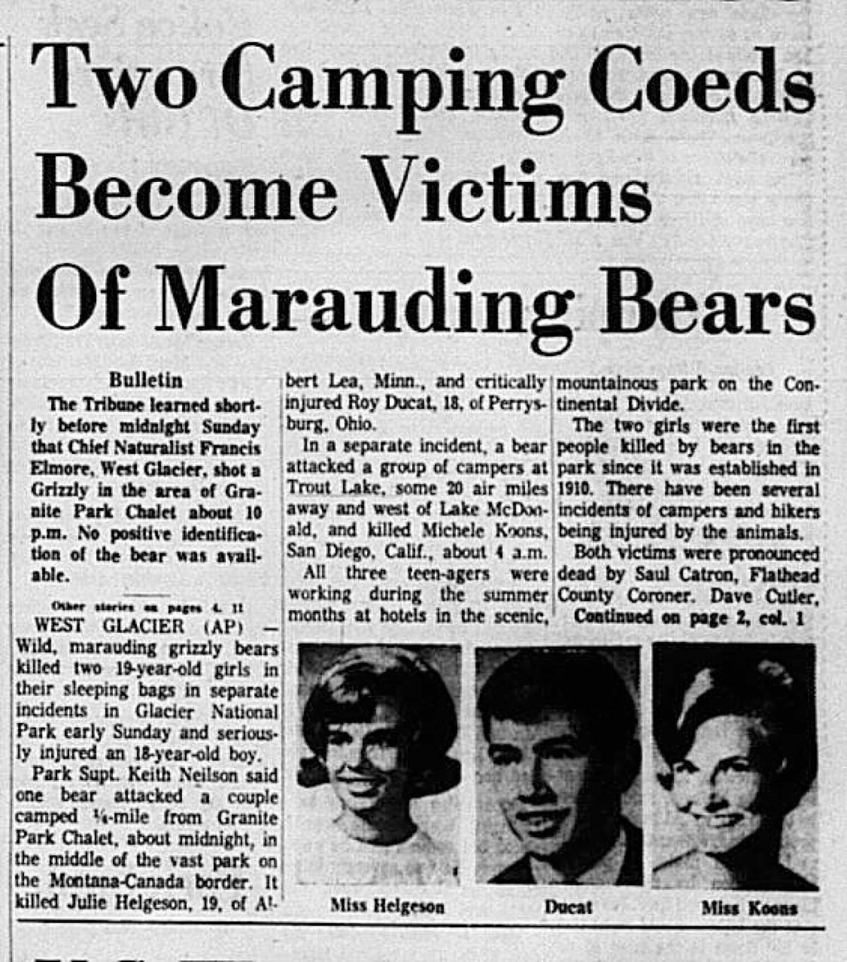 Night of the Grizzlies: 2 deaths in Glacier National Park led to ...