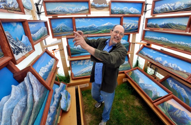 Billings artist creates relief sculptures of Montana ranges