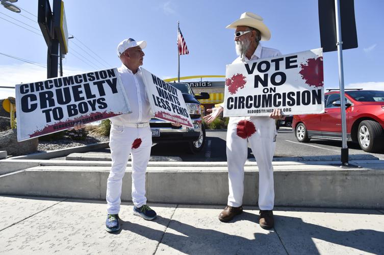 Anti-circumcision group stages protest at busy Helena intersection