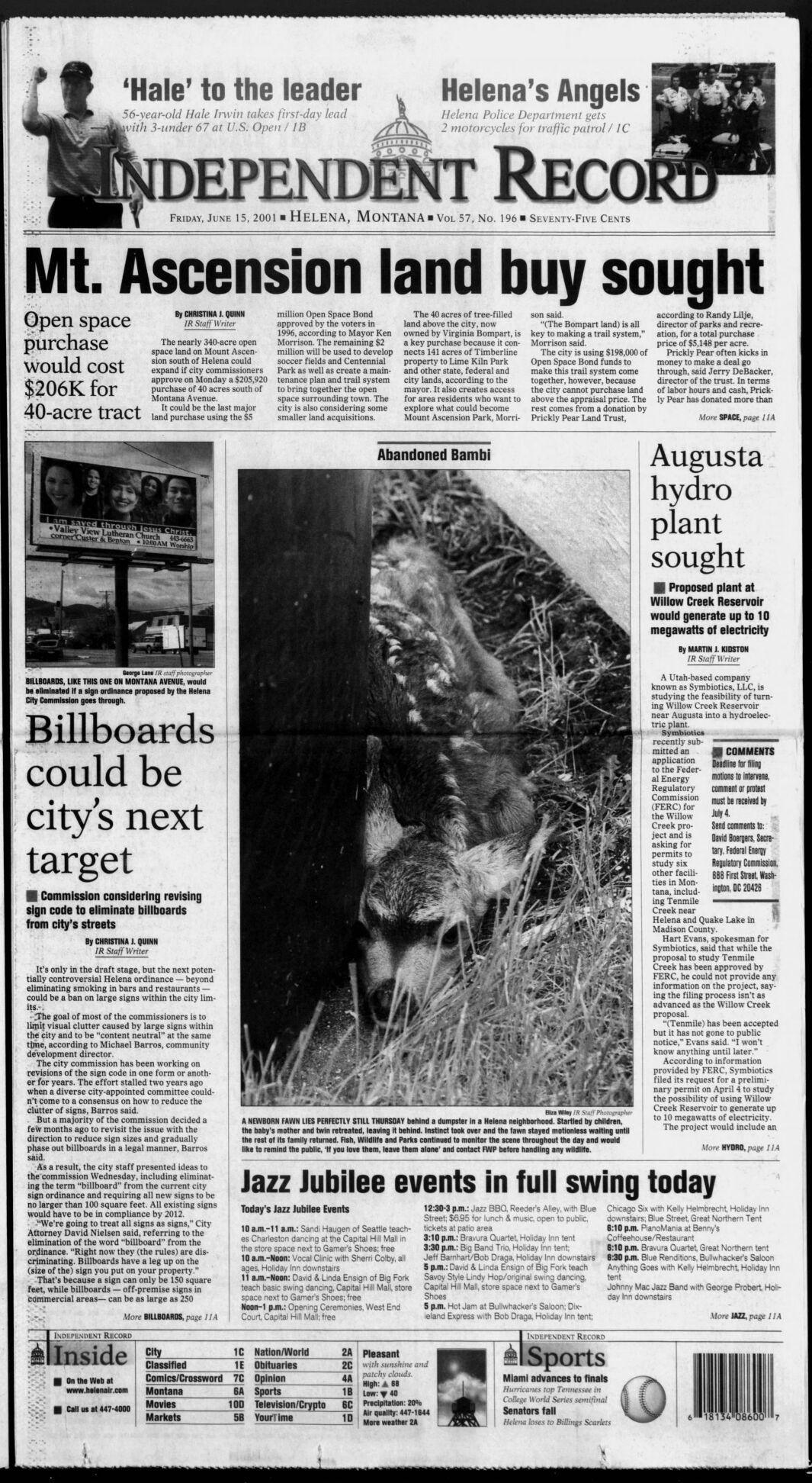 June 15 Independent Record news from 50, 25 years ago