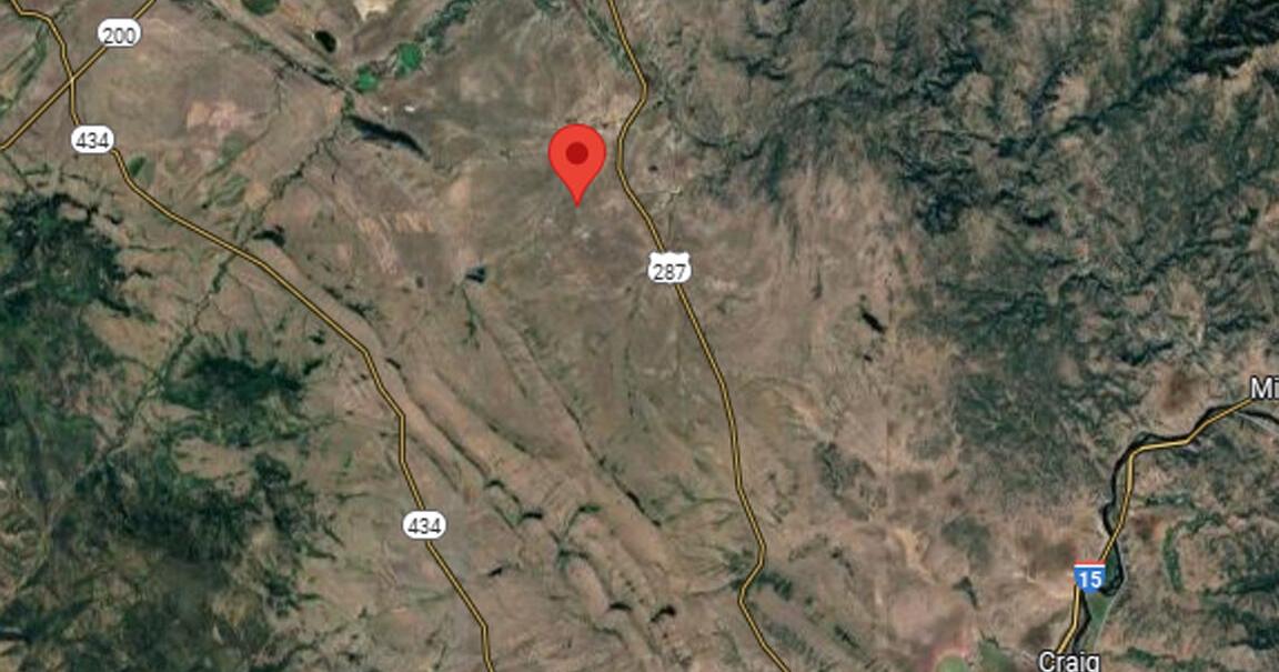 Deadman fire burning northwest of Craig