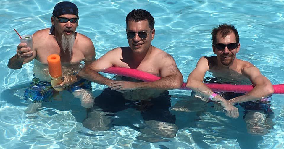 Justin Case Band rocking the tunes