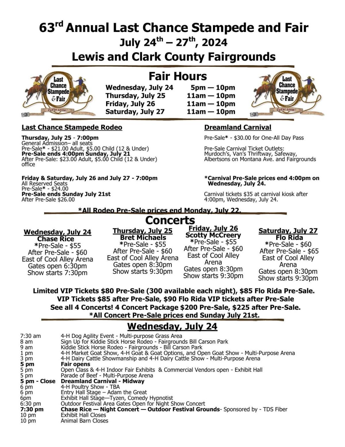 It's Last Chance Stampede and Fair week in Helena