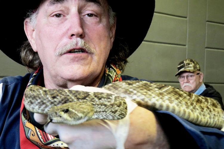 Rattlesnake wrangler: Dave Richardson brings West Texas snakes to crowd ...