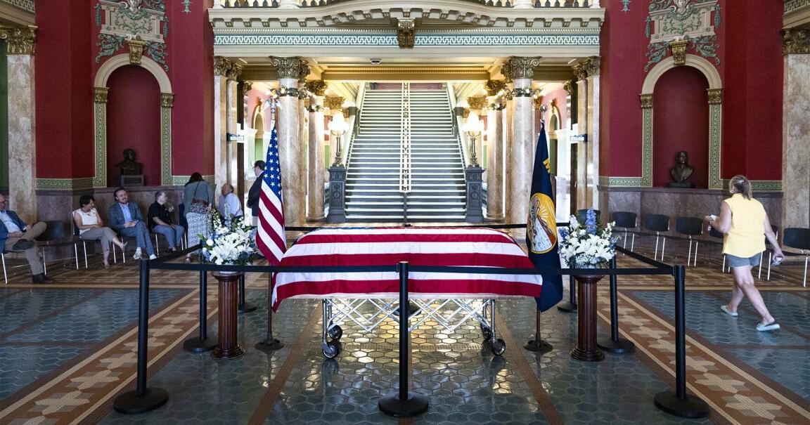 Congressman Williams lies in state at Montana Capitol