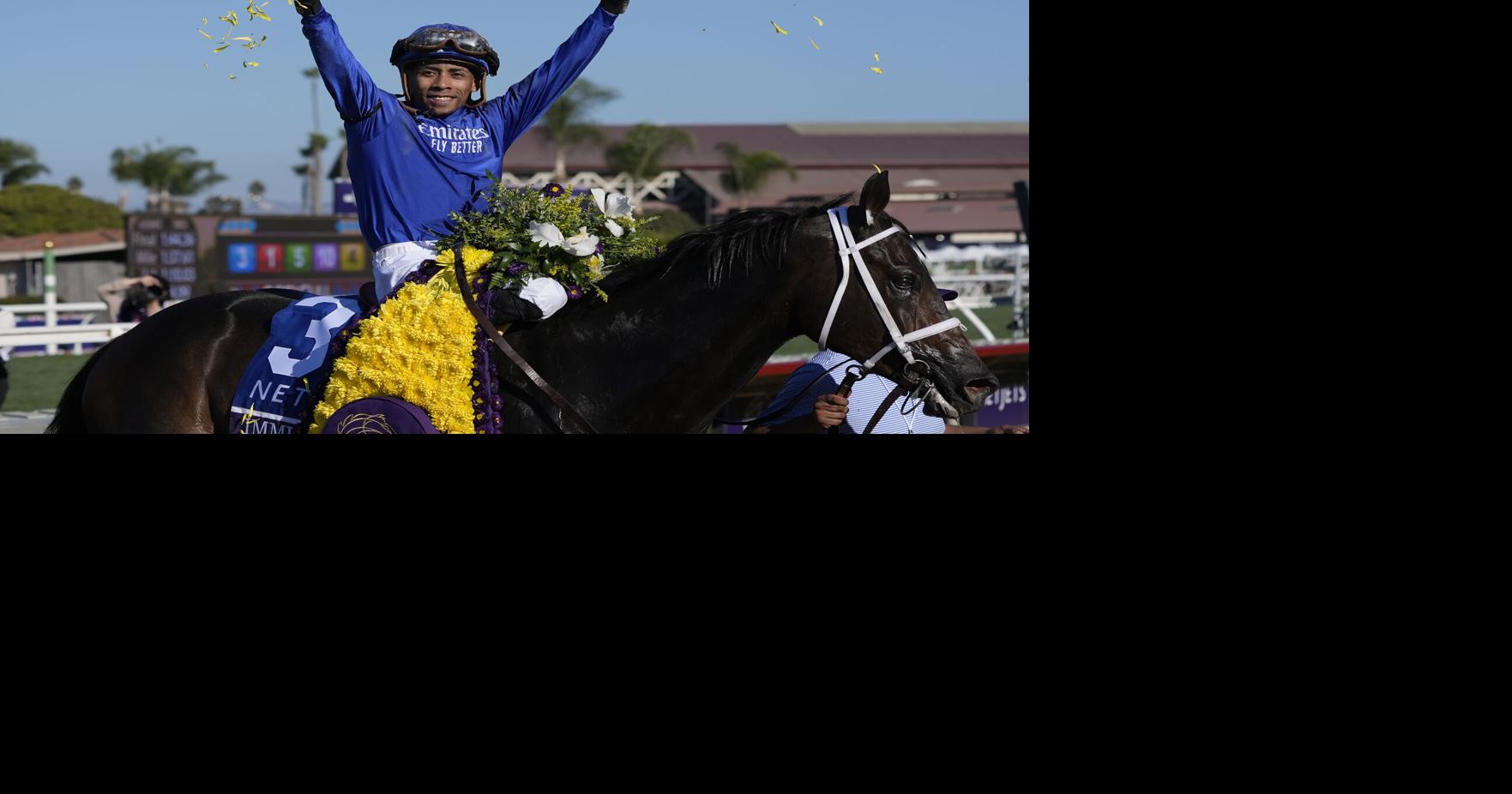 Baffert's horses finish 1-2 in Breeders' Cup Juvenile