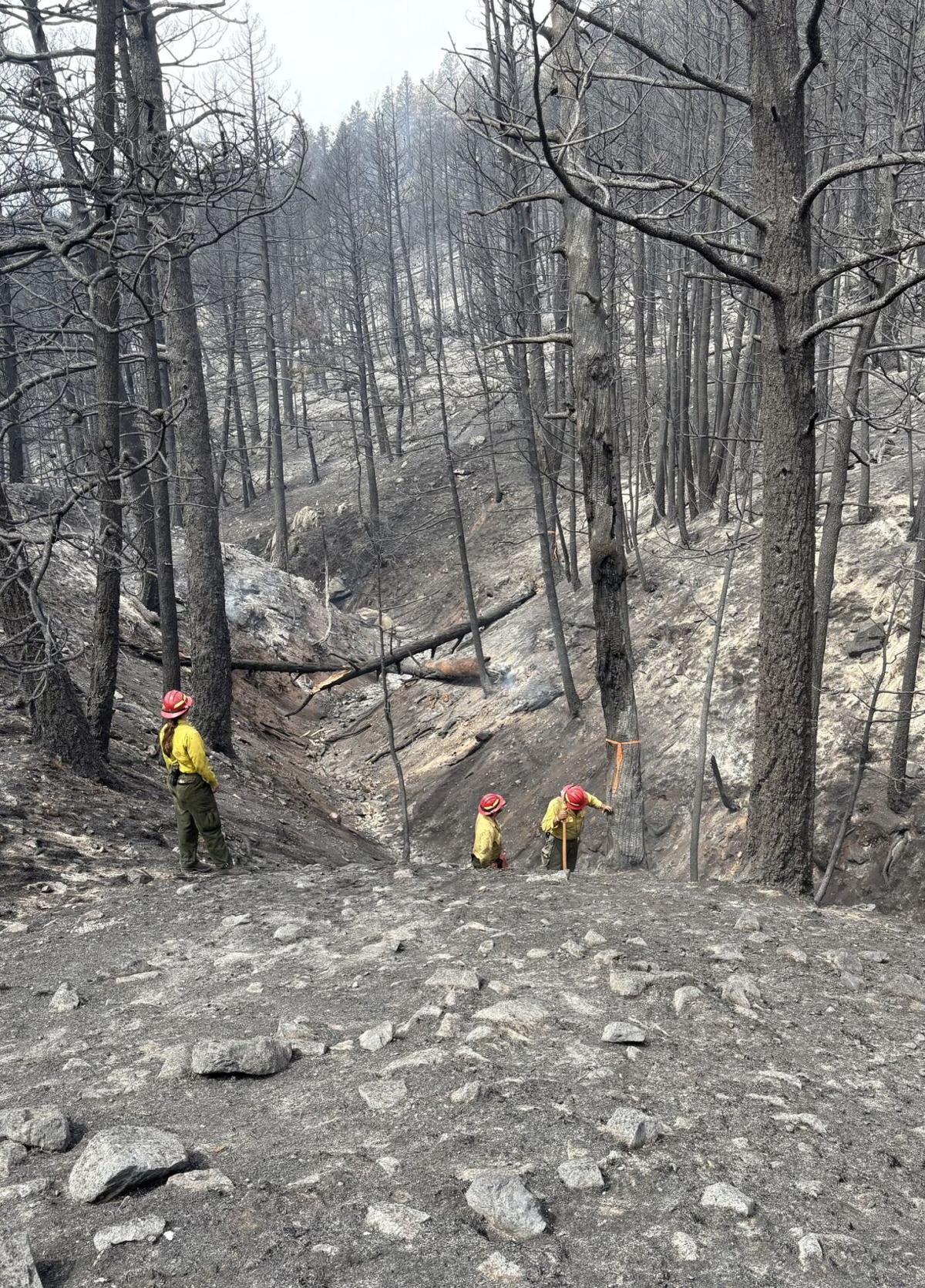 Helena unit assumes command of the Hilger Valley fire