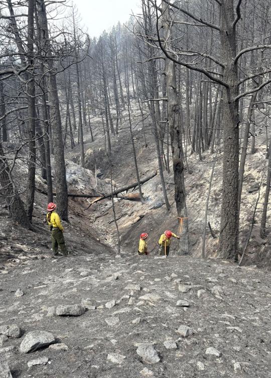 Helena unit assumes command of the Hilger Valley fire