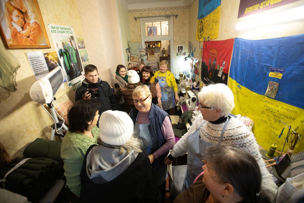 Photos: 'Babushka Battalion' aids Ukraine's frontlines with sewn support