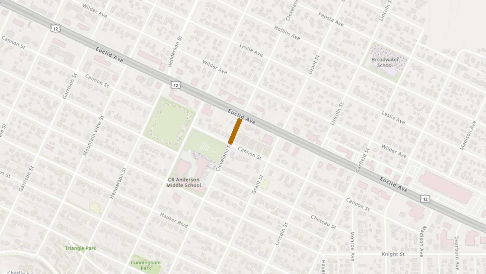 Asphalt paving Thursday on Cleveland Street in Helena