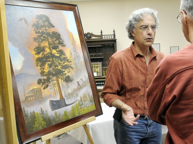 Artist Dolack marks wildfires anniversary with painting