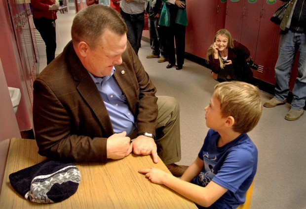 Tester tells Hamilton boy with missing fingers he 'can be anything'