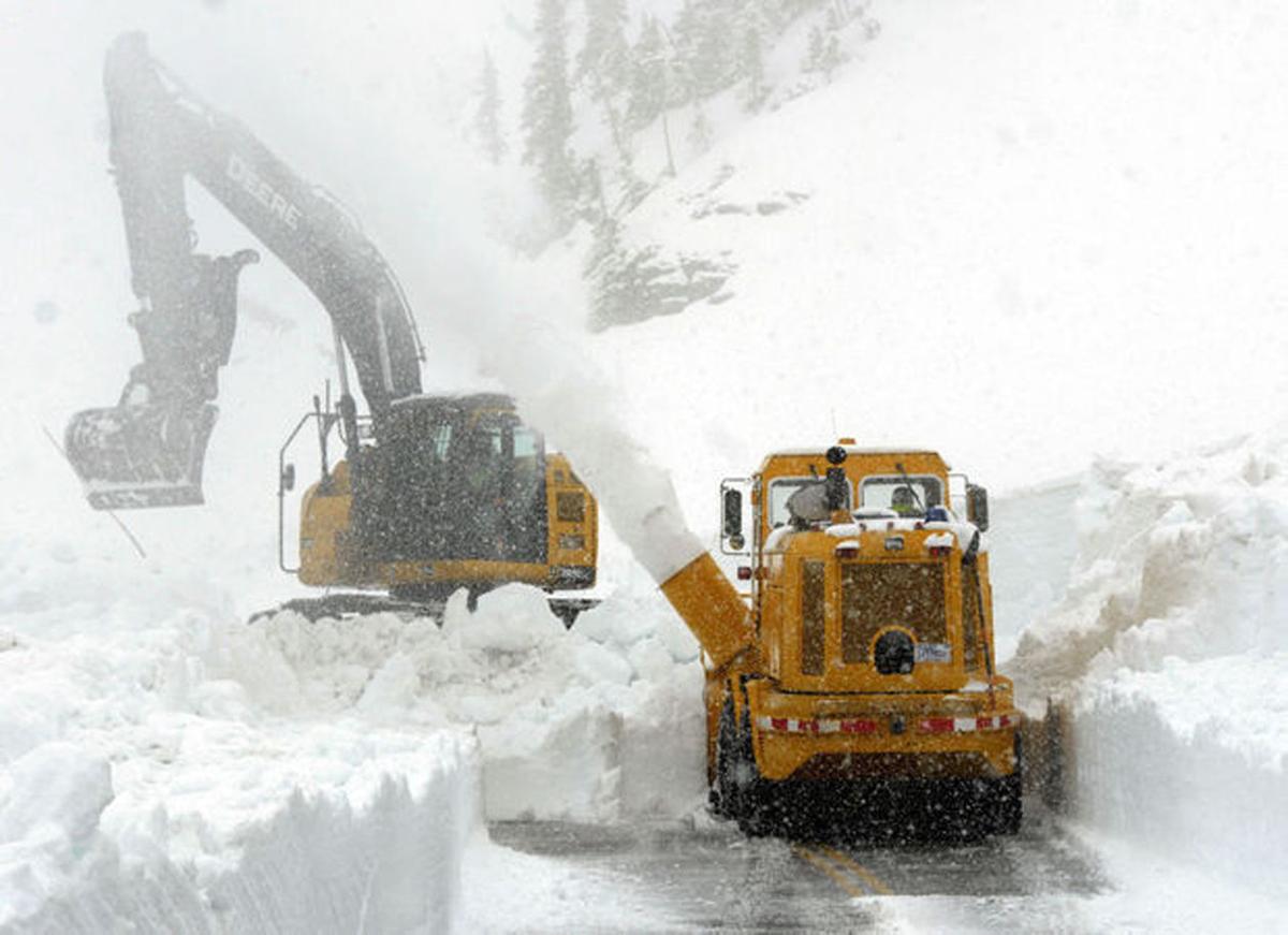 Plow crews close in on opening Glacier National Park road