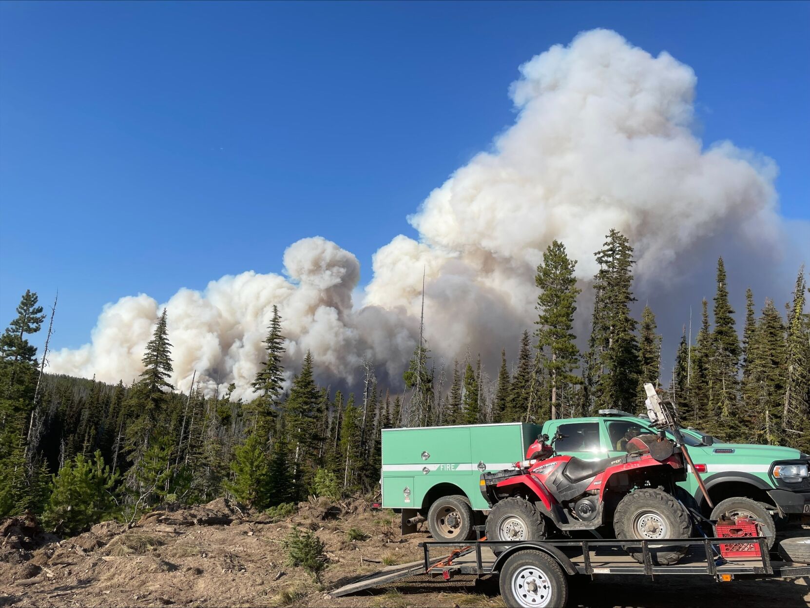 Latest updates on Windy Rock fire in Powell County