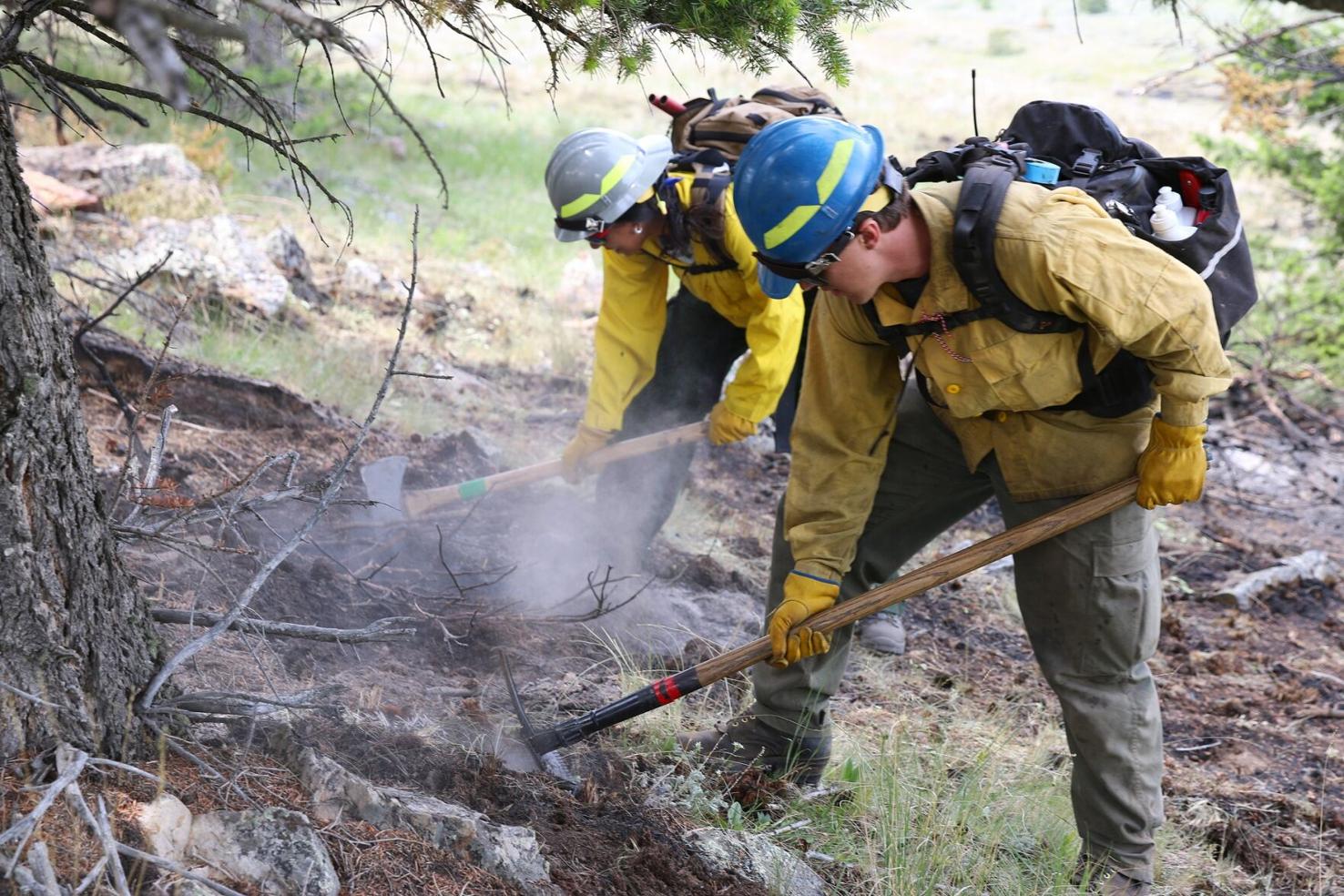 Helena unit assumes command of the Hilger Valley fire