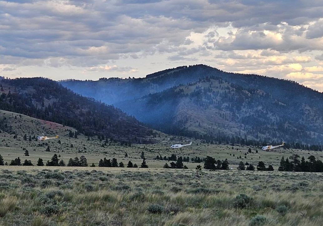 Helena unit assumes command of the Hilger Valley fire