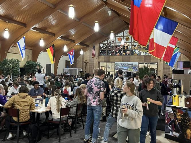 Carroll College serves late night breakfast to kick off finals week