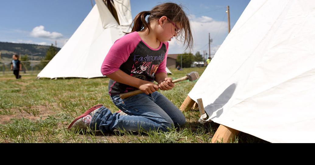 Old school ways: Nkwusm students replicate traditional tepee camp-out