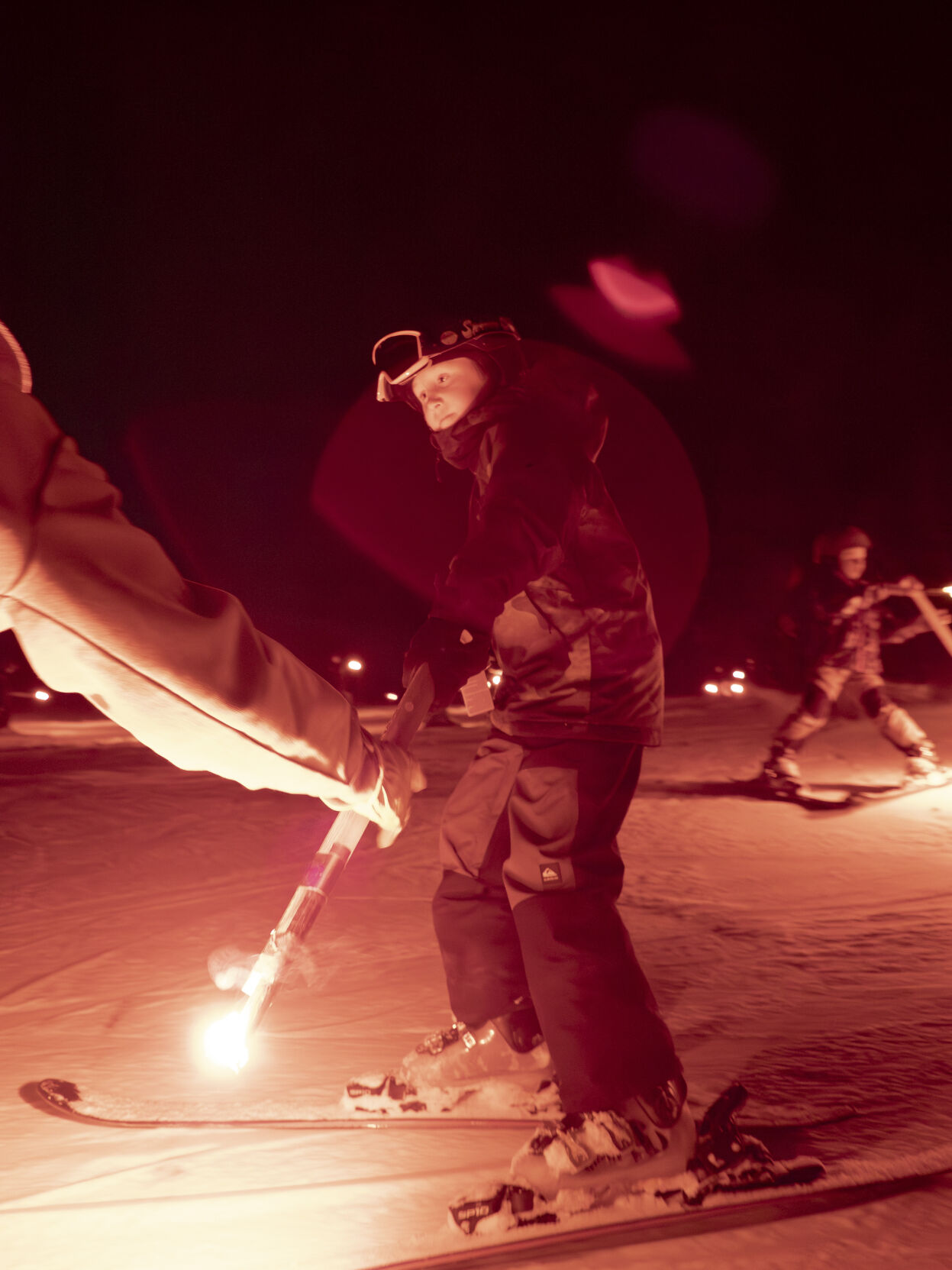 Great Divide Ski Area torchlight parade