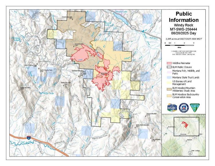 Latest updates on Windy Rock fire in Powell County