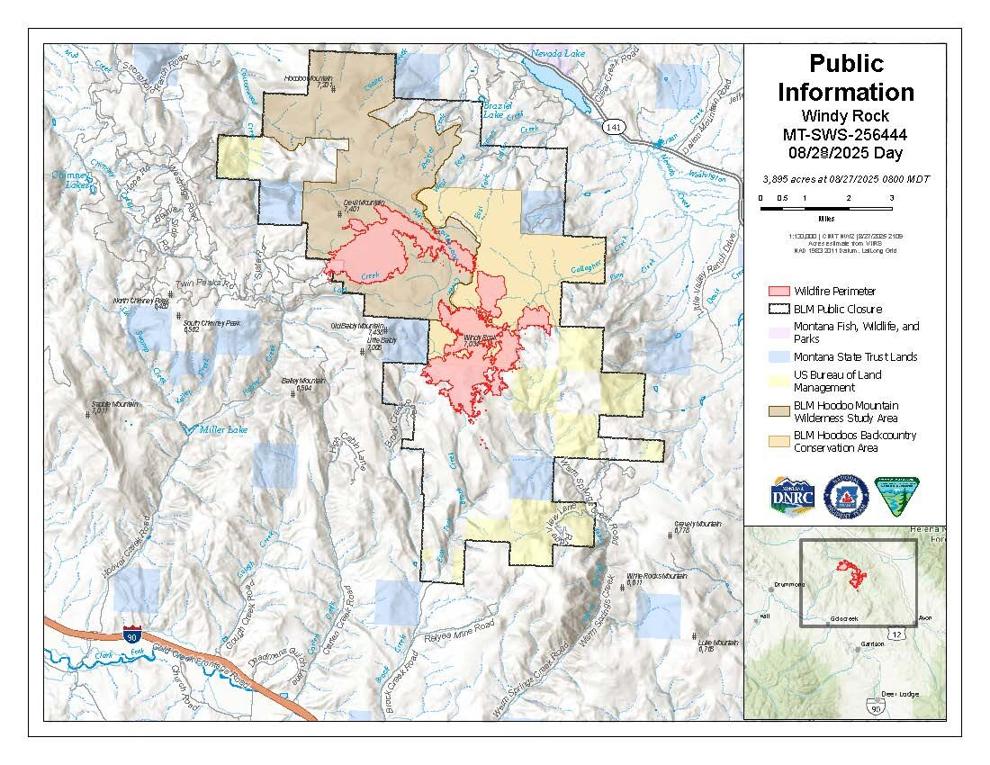 Latest updates on Windy Rock fire in Powell County