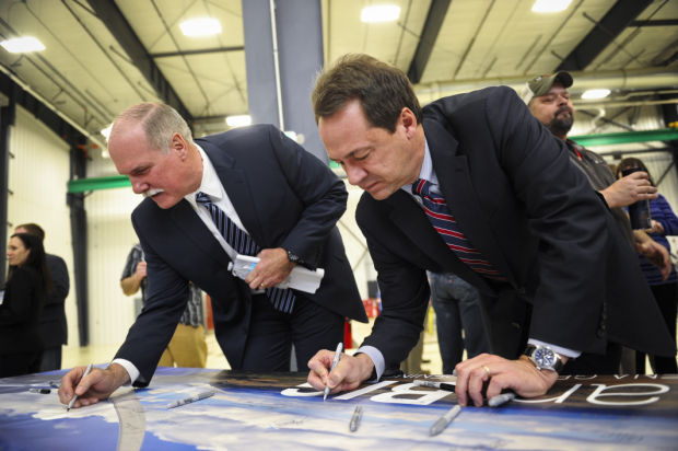 Boeing celebrates expanded Helena plant