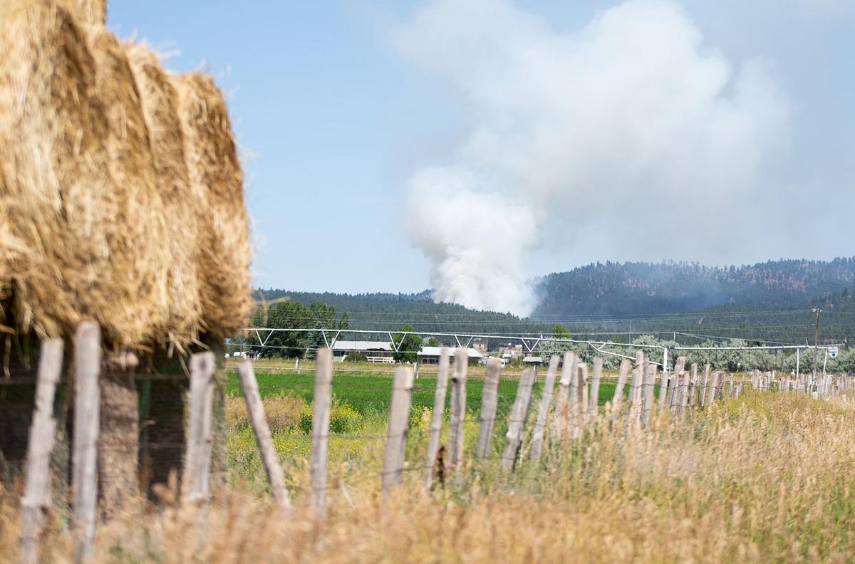 Evacuations in effect as fire continues north of Helena