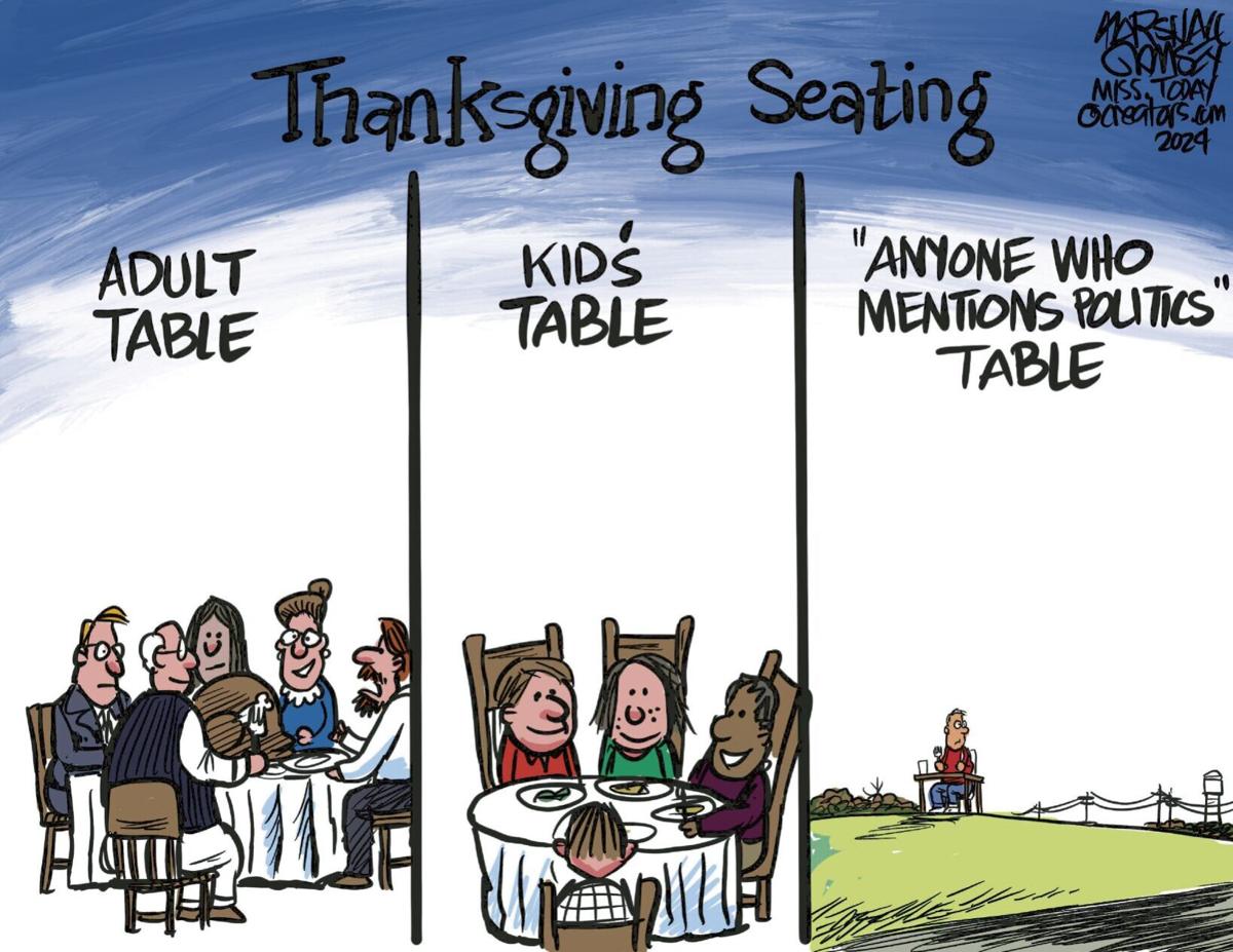 Gobble up these 14 political cartoons about Thanksgiving