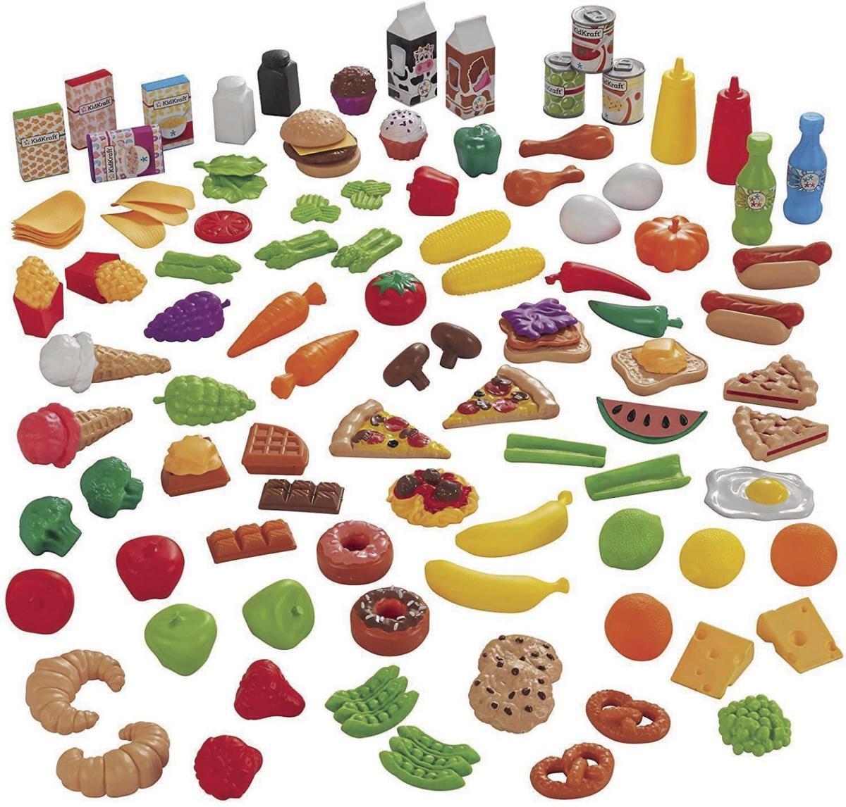 12 play food sets for children