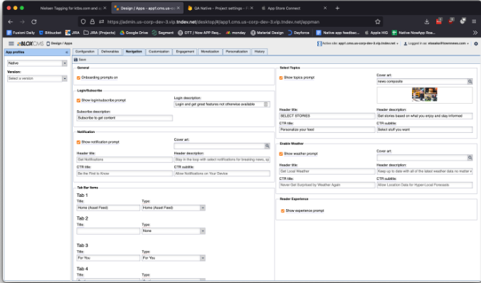 AppMan Onboarding Prompts | Nx | help.bloxdigital.com