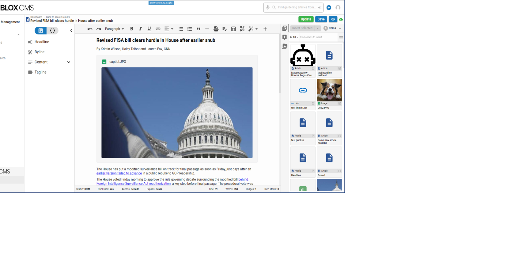 Home Interface Overview | Next-gen Cms | help.bloxdigital.com