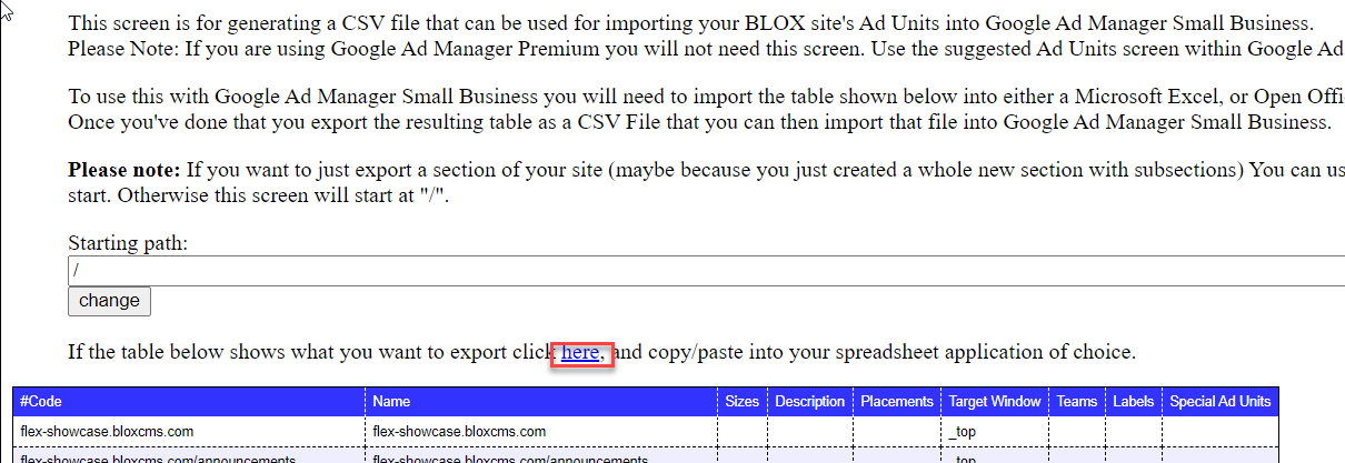 GAM Ad Unit URL Map Guide | | help.bloxdigital.com