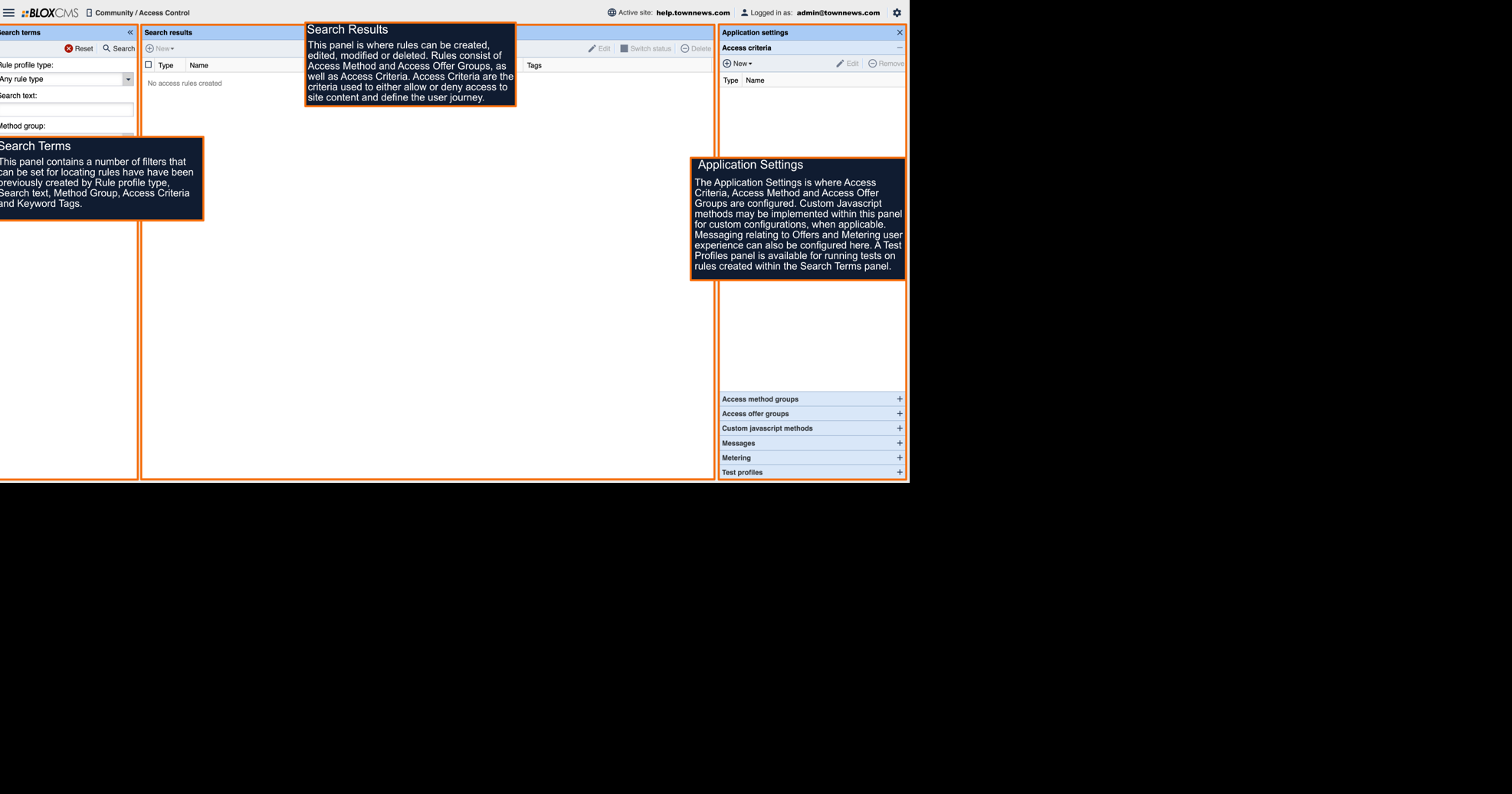 Getting familiar with the BLOX CMS interface | FAQ | help.bloxdigital.com