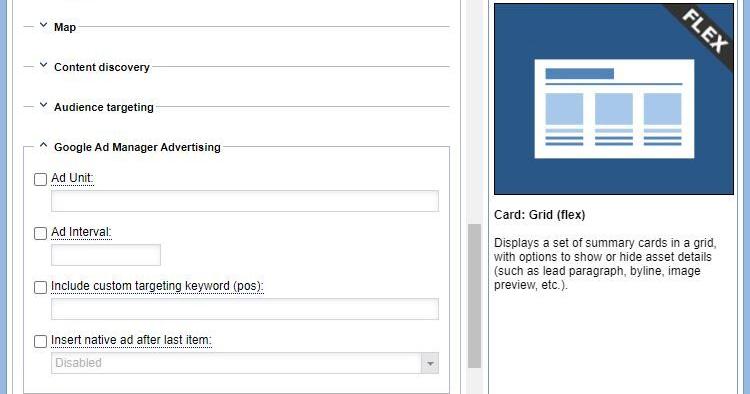 How to Configure Google Native Ads on the Card: Grid Block | Google Ad ...