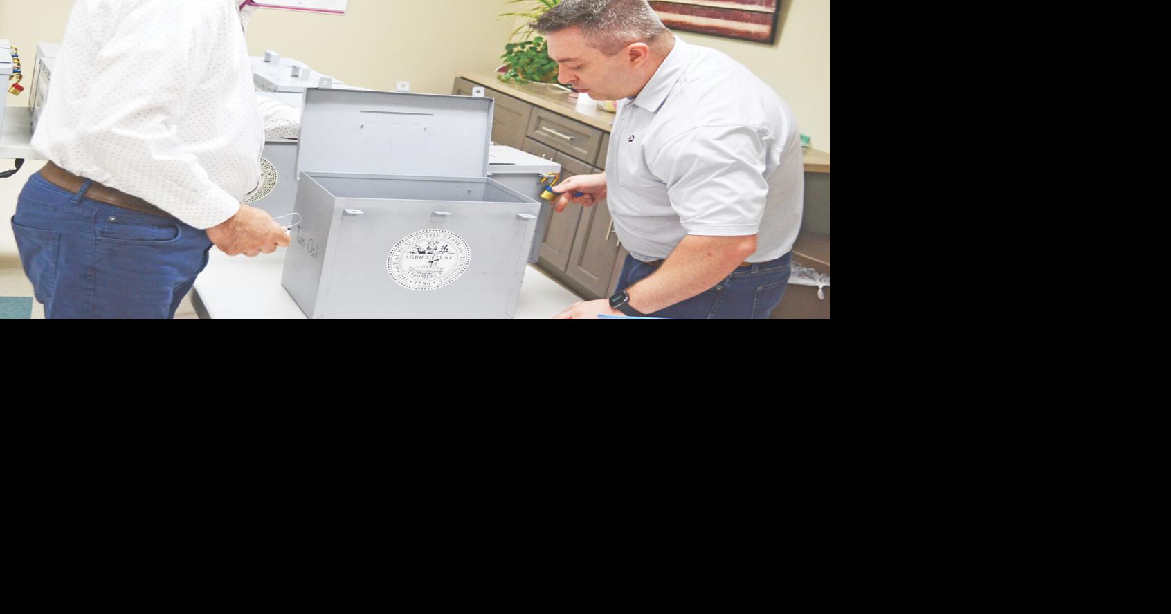 Election commission preps ballot boxes for August voting | Local News ...