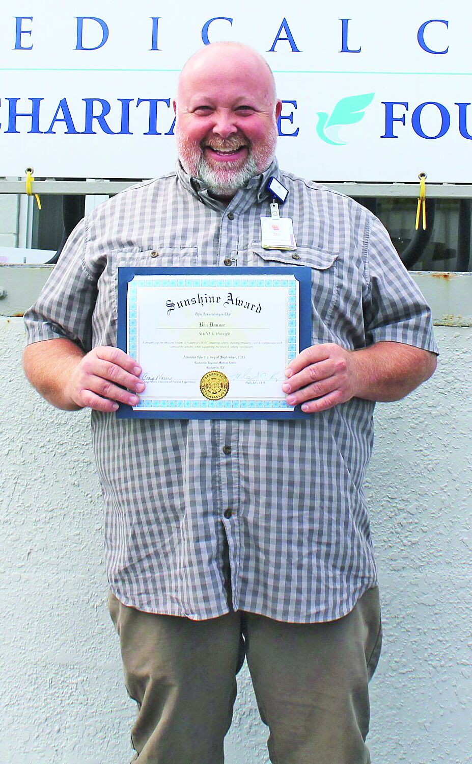 Danner receives CRMC Sunshine Award | News | herald-citizen.com