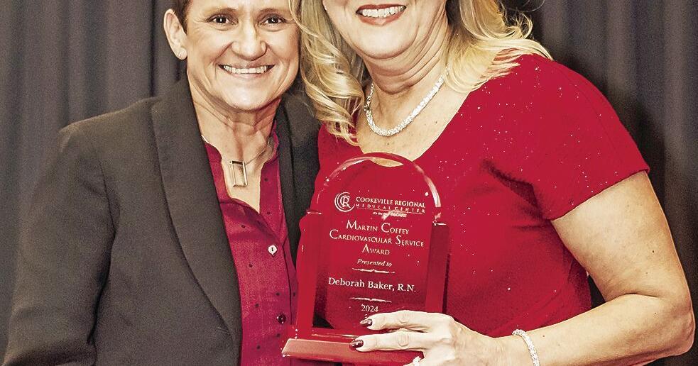 Baker receives Martin Coffey Cardiovascular Service Award | Local News ...