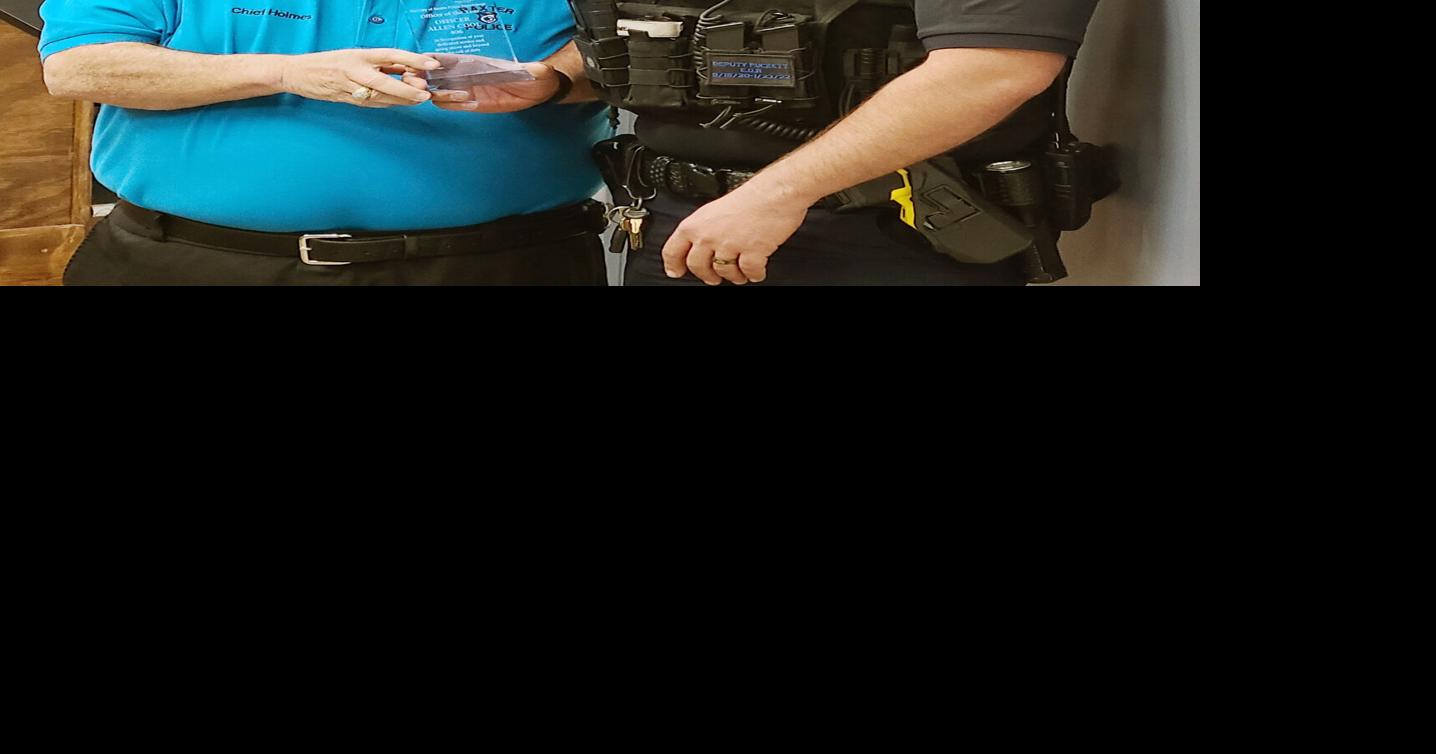 Baxter names Cool Officer of Year | Crime | herald-citizen.com