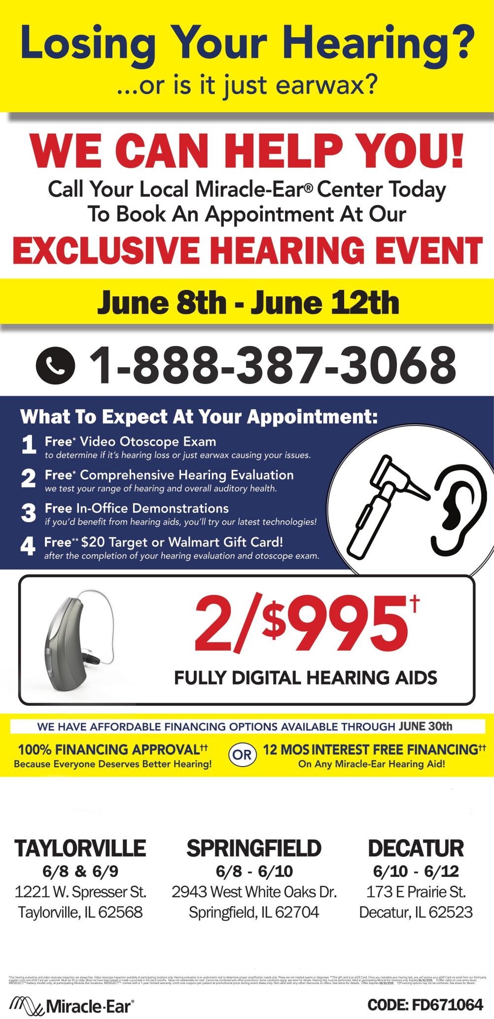 Chicago Hearing Instruments - Ad from 2026-06-04