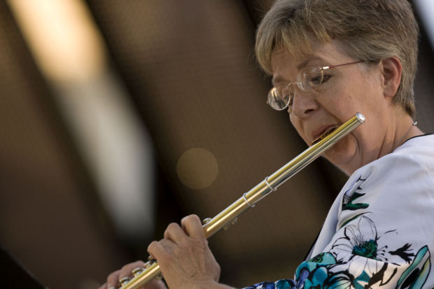 The Decatur Municipal Band keeps the music playing