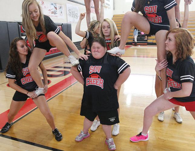 Cheerleading comes naturally for teen with Down syndrome