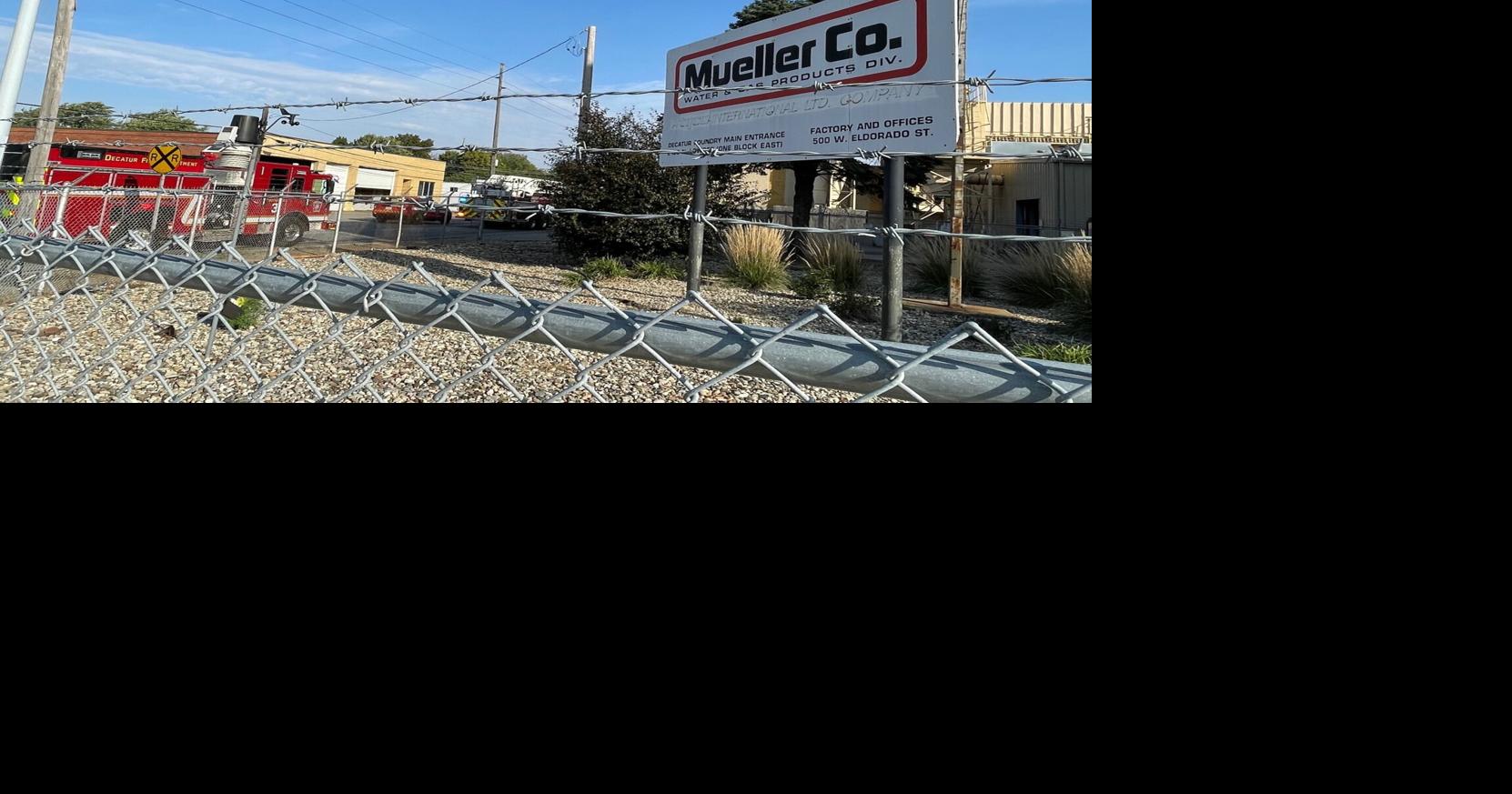 Fire crews called to Decatur Mueller foundry
