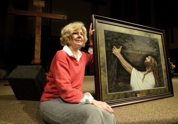 Artist's vision of Jesus in prayer realized after six years with ...