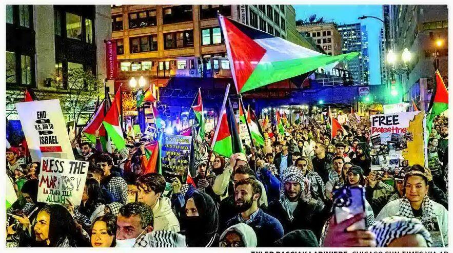 MIDDLE EAST CRISIS SPARKS PROTESTS